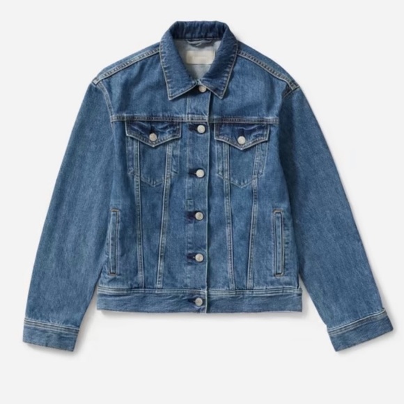 Everlane | Jackets & Coats | Everlane The Denim Jacket Classic Wash Xs ...